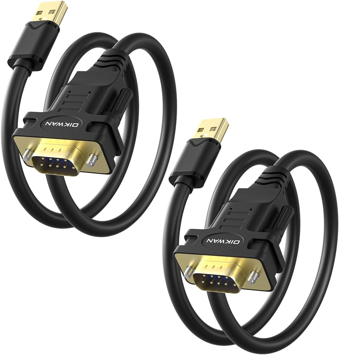 Amazon.com: OIKWAN USB to RS232 Serial DB9 Male Cable, 2-Pack : Electronics
