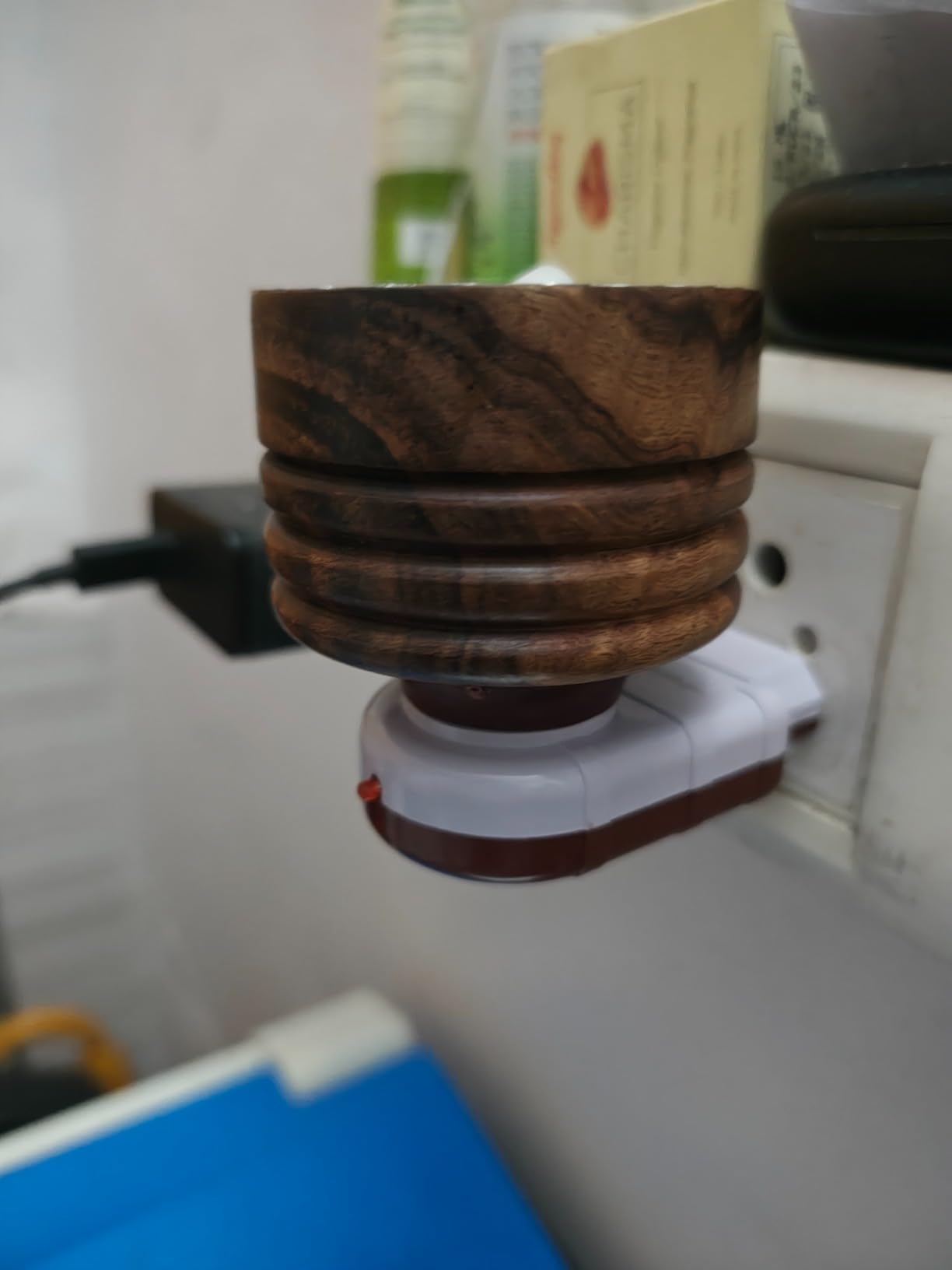 CANDY KART Sheesham Wooden Kapoor Dani, Premium Camphor Diffuser for ...