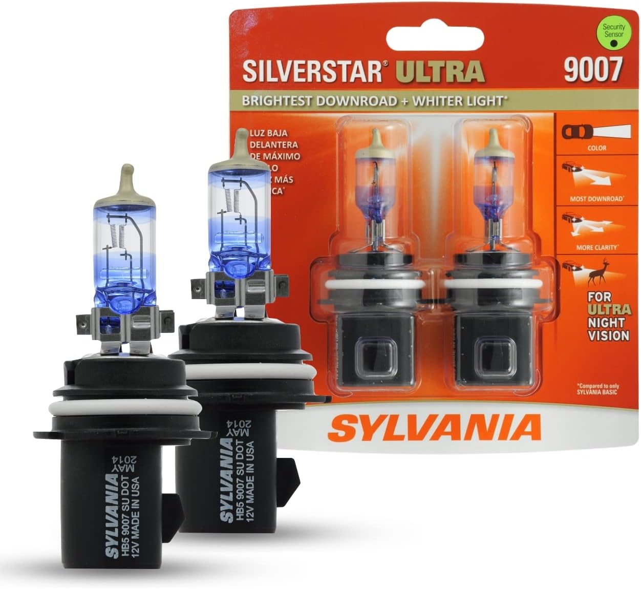 Foco Halógeno Sylvania 9007 Silverstar Ultra : Amazon.com.mx: Hogar y ...