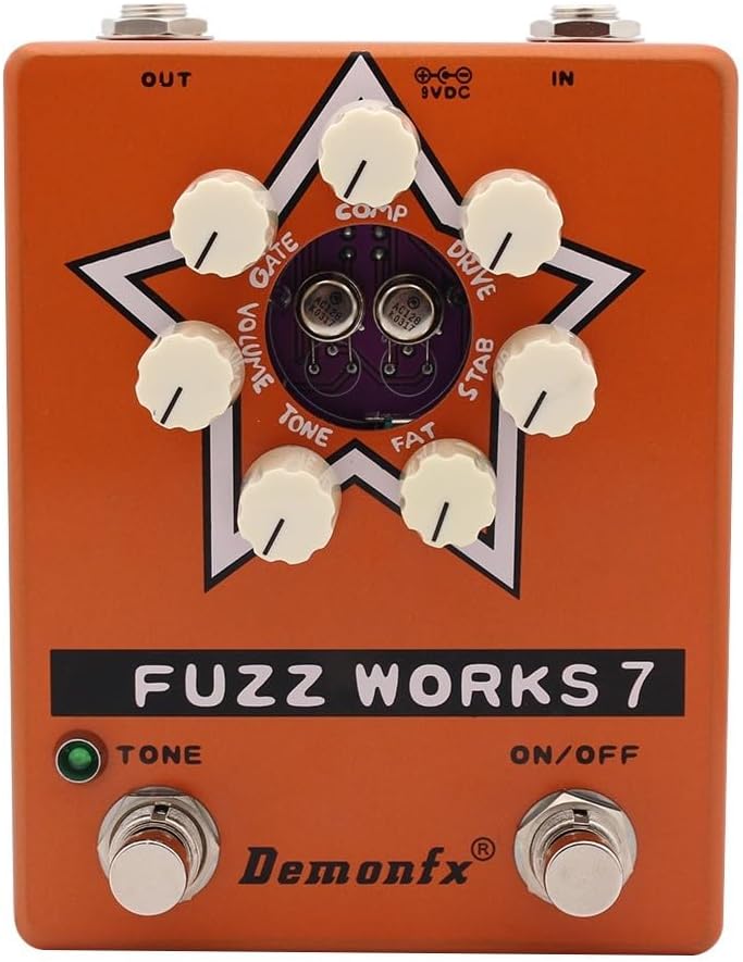 Amazon.com: Demon Fx DemonFx Fuzz Works ZVEX Fuzz Factory 7 Electric ...