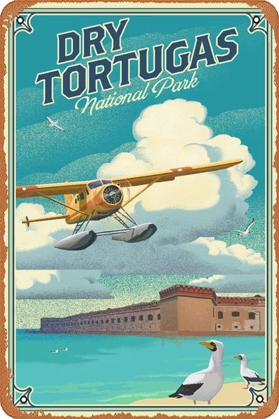 Amazon.com: AirBnk Tin Sign Vintage Dry Tortugas National Park,Florida ...