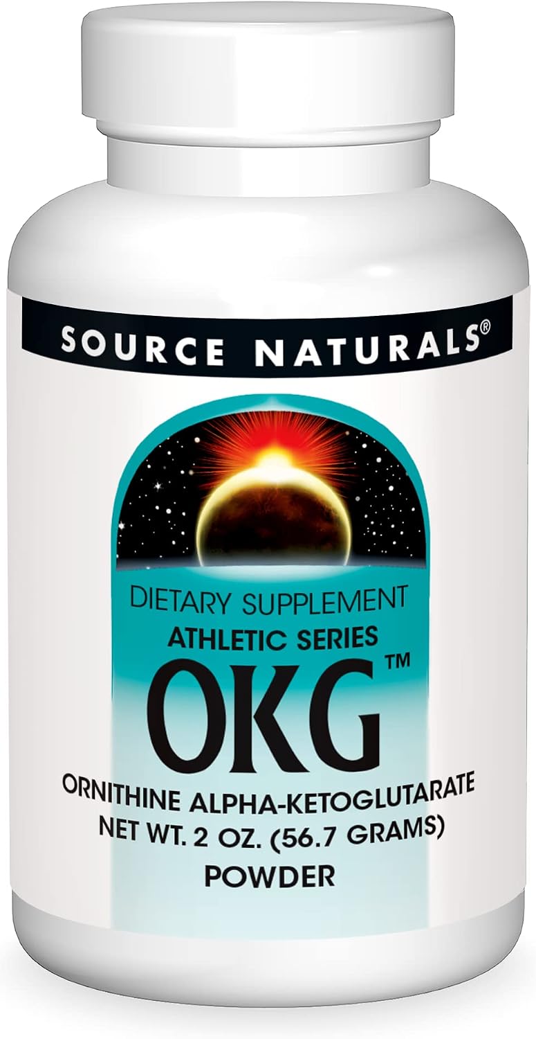 Amazon.com: Source Naturals OKG Powder Ornithine Alpha-Ketoglutarate ...