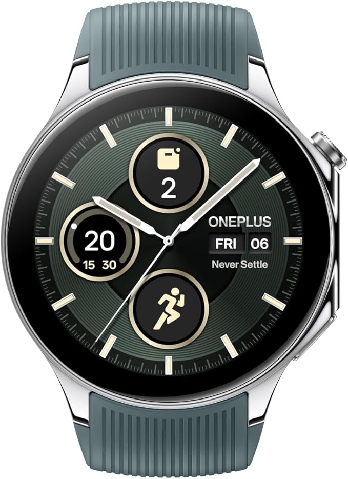 Amazon.com: OnePlus Watch 2 Radiant Steel, 32GB, 100-Hour Battery ...