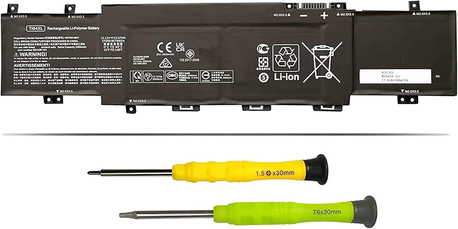 Amazon.com: TI04XL M24420-1D1 Laptop Battery Replacement for Hp Envy 17M-CH0013DX 17-CH0026UR 17 ...
