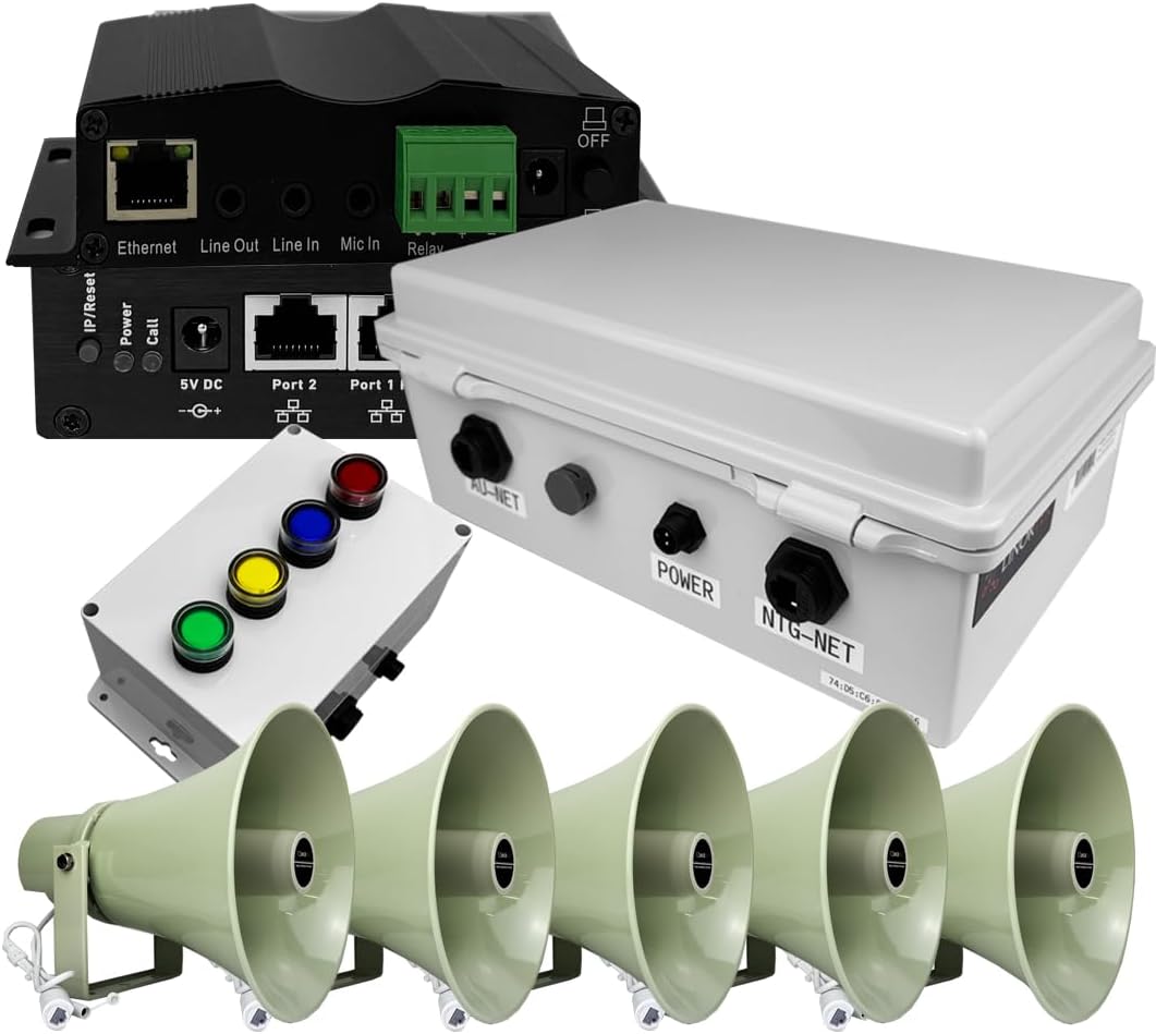 Amazon.com : Netbell Warehouse & Factory Break Time Paging System with ...