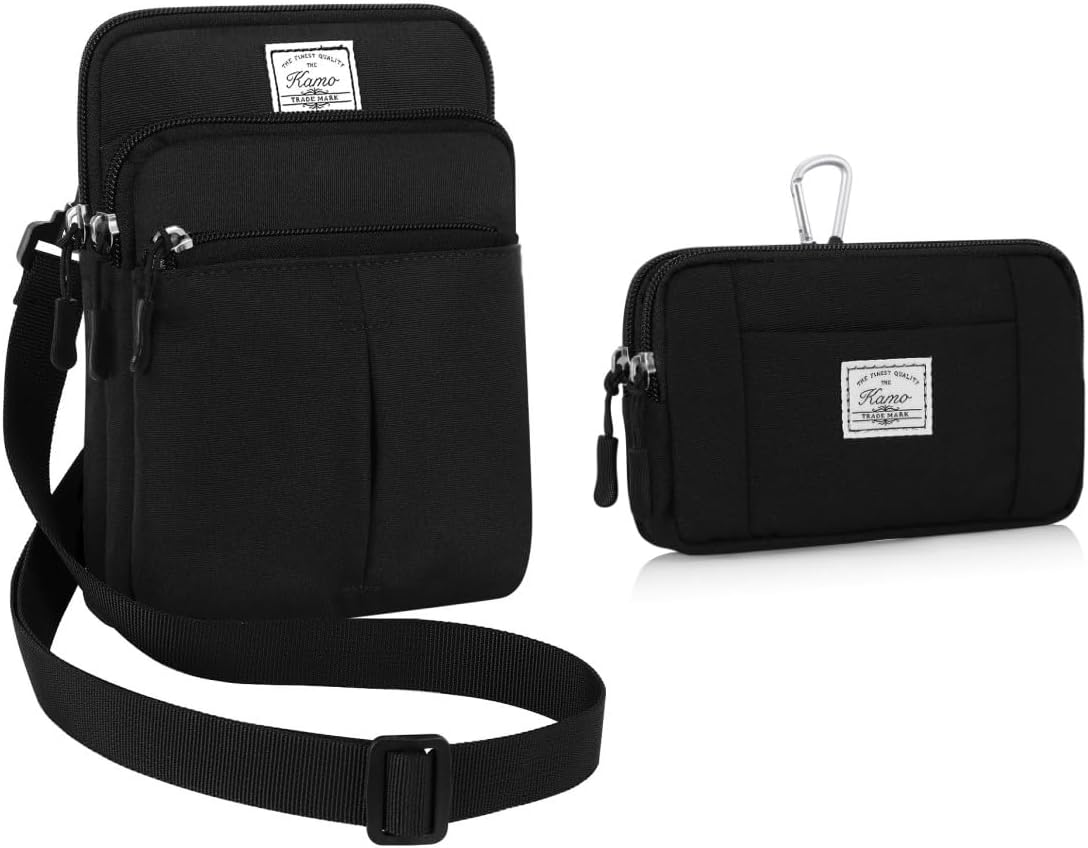 Amazon.com: Multifunction Phone Bag One Shoulder Phone Waist Bag ...