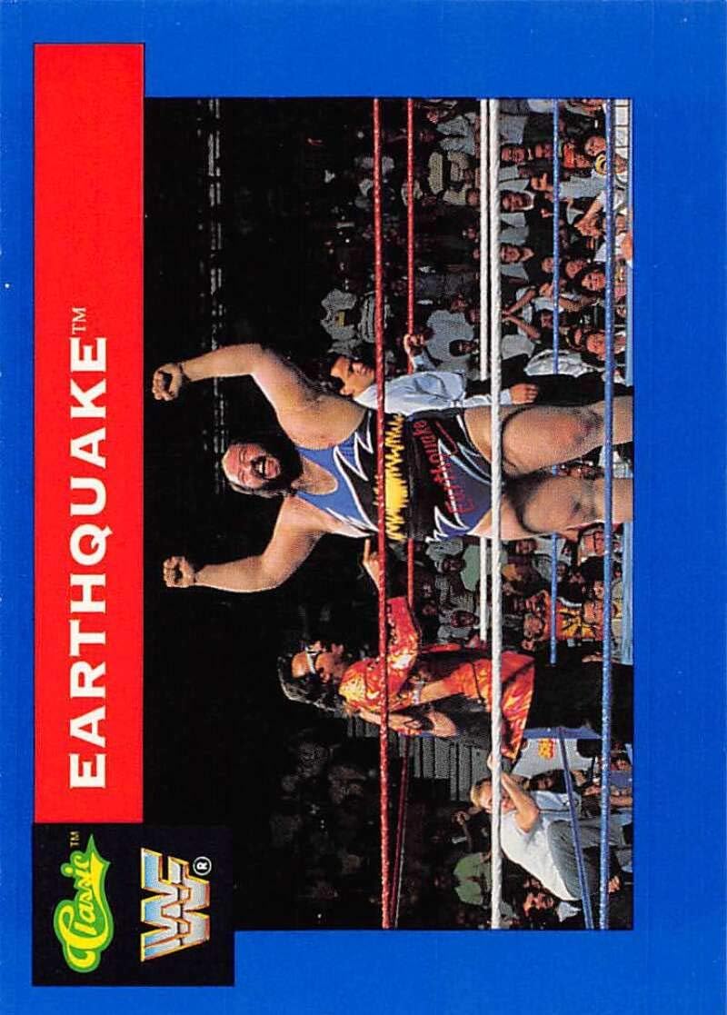 Amazon.com: 1991 Classic WWF Wrestling #42 Earthquake : Collectibles ...