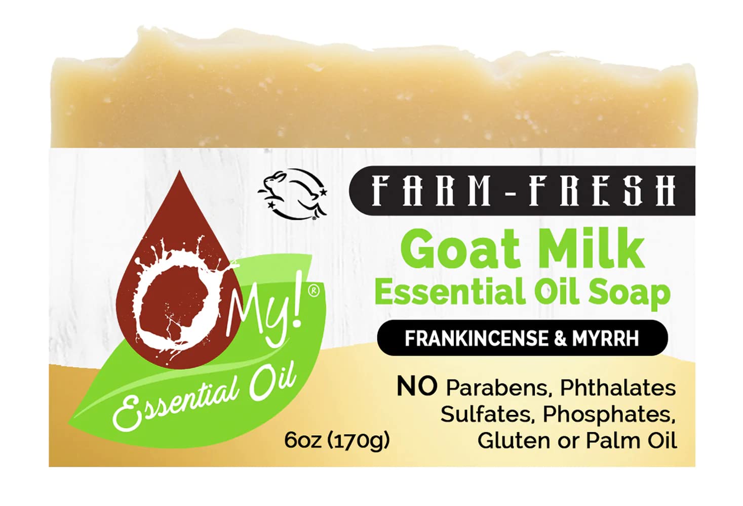 Amazon.com : O My! Goat Milk Essential Oil Soap Bar | Made with Farm ...