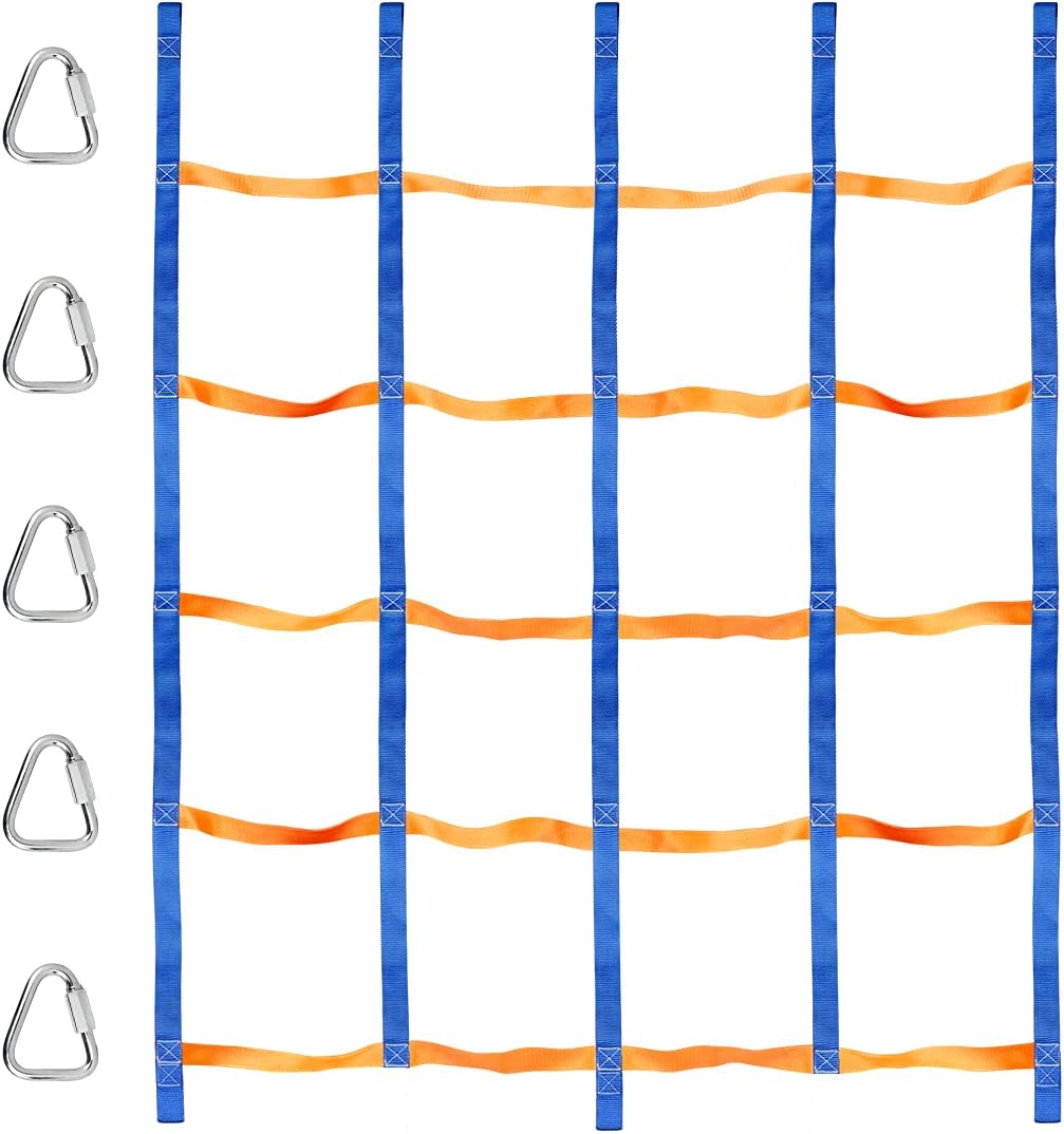 Amazon.com: Portable 50 Foot Ninja Slackline Monkey Bar & Ladder Kit ...