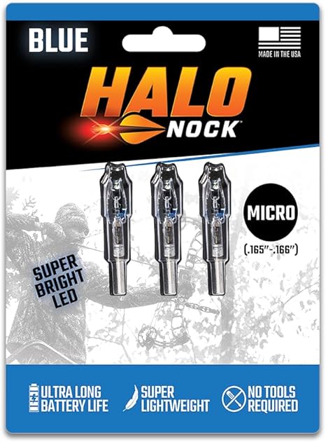 Amazon.com : Halo Nock Micro Lighted Nocks for Archery & Bowhunting ...