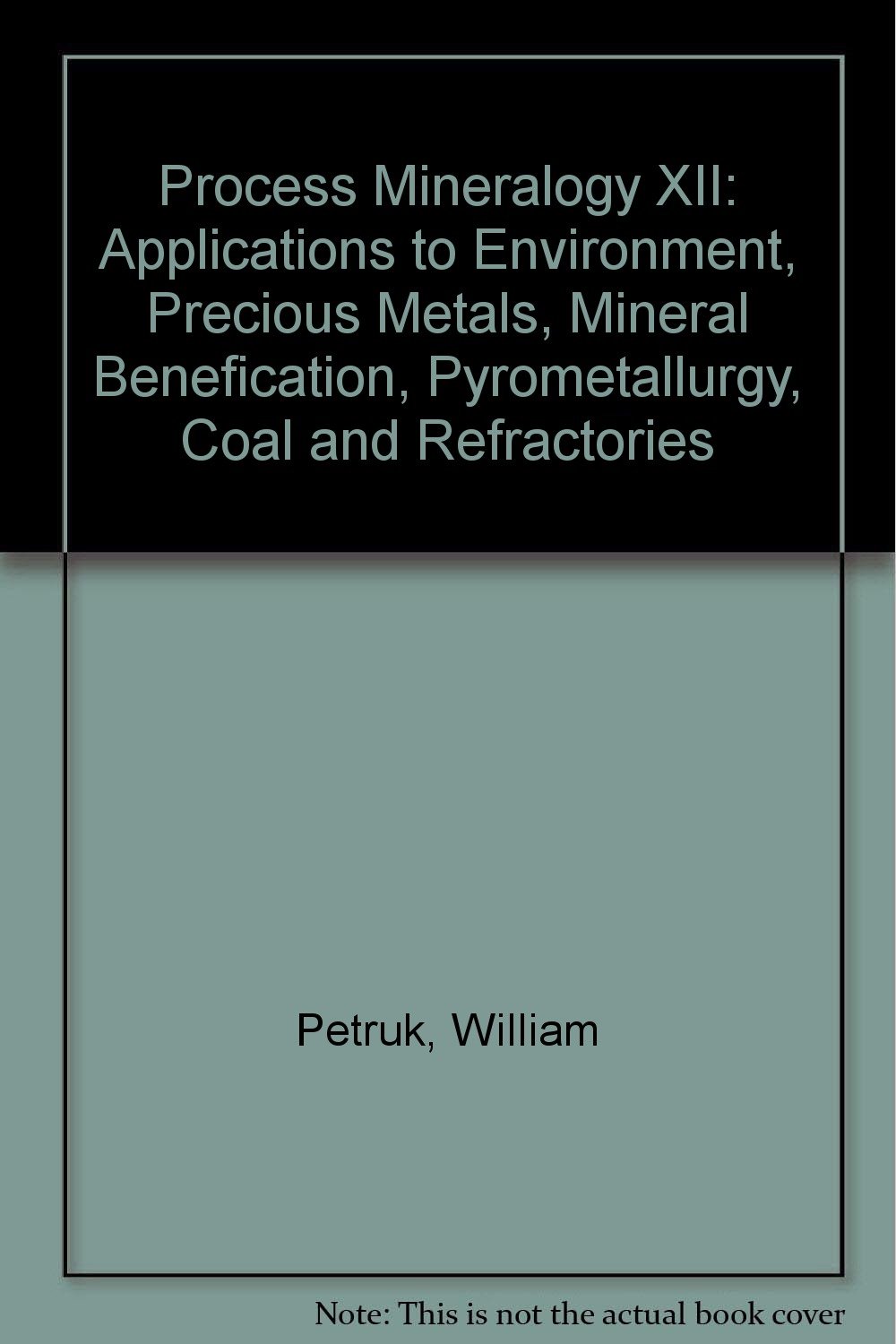 Amazon.com: Process Mineralogy XII: Applications to Environment ...