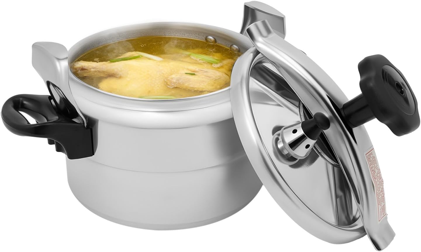 Amazon.com: 3L Mini Pressure Cooker, Aluminium Alloy Cookware Pressure ...