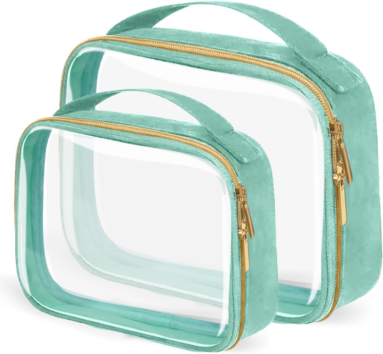 Amazon.com: FAYORORY TSA Approved Travel Toiletry Bag,2 Pack Clear ...