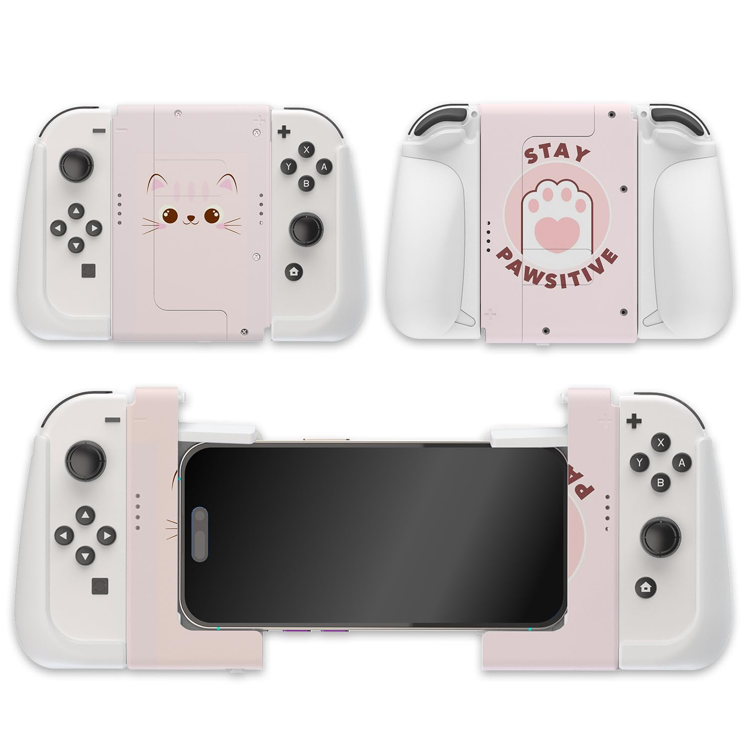 Amazon.com: IFYOO SGSX1 Ergonomic Grip and Stand Combo Set for Switch ...