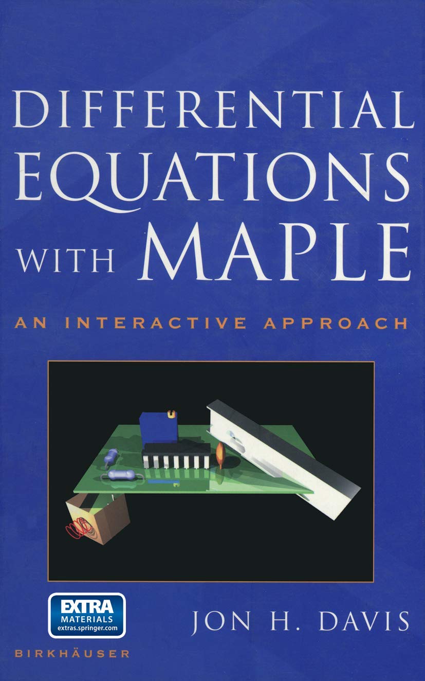 Differential Equations with Maple: An Interactive Approach: Davis, Jon: 9780817641818: Amazon ...