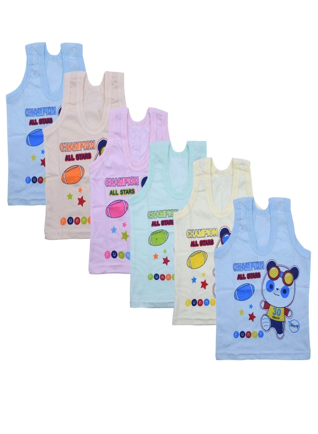 KIKE Baby Vest Baniyan Cotton Innerwear Kids Cotton Printed Regular Fit ...