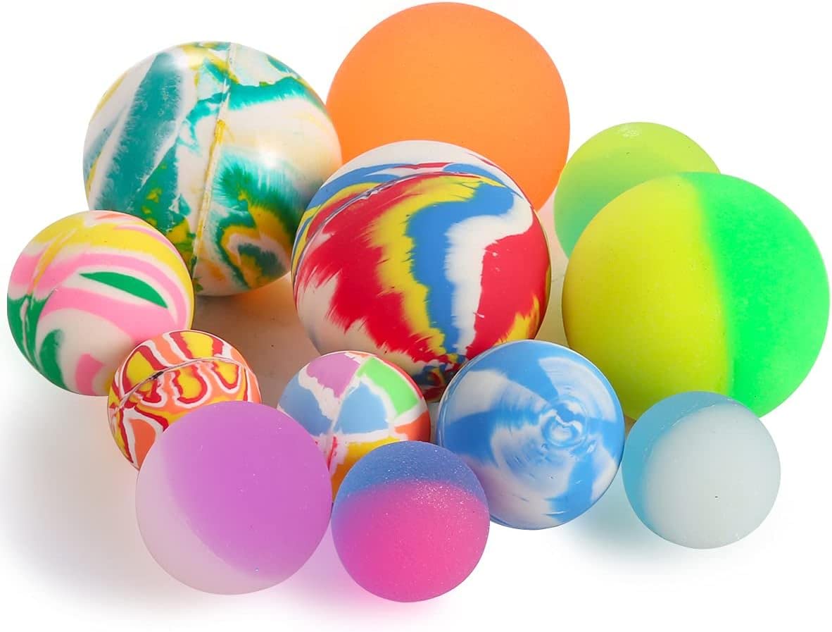Firstly Kids Hobby Colorful Bouncy Balls, Stress Reliever Fun Play ...