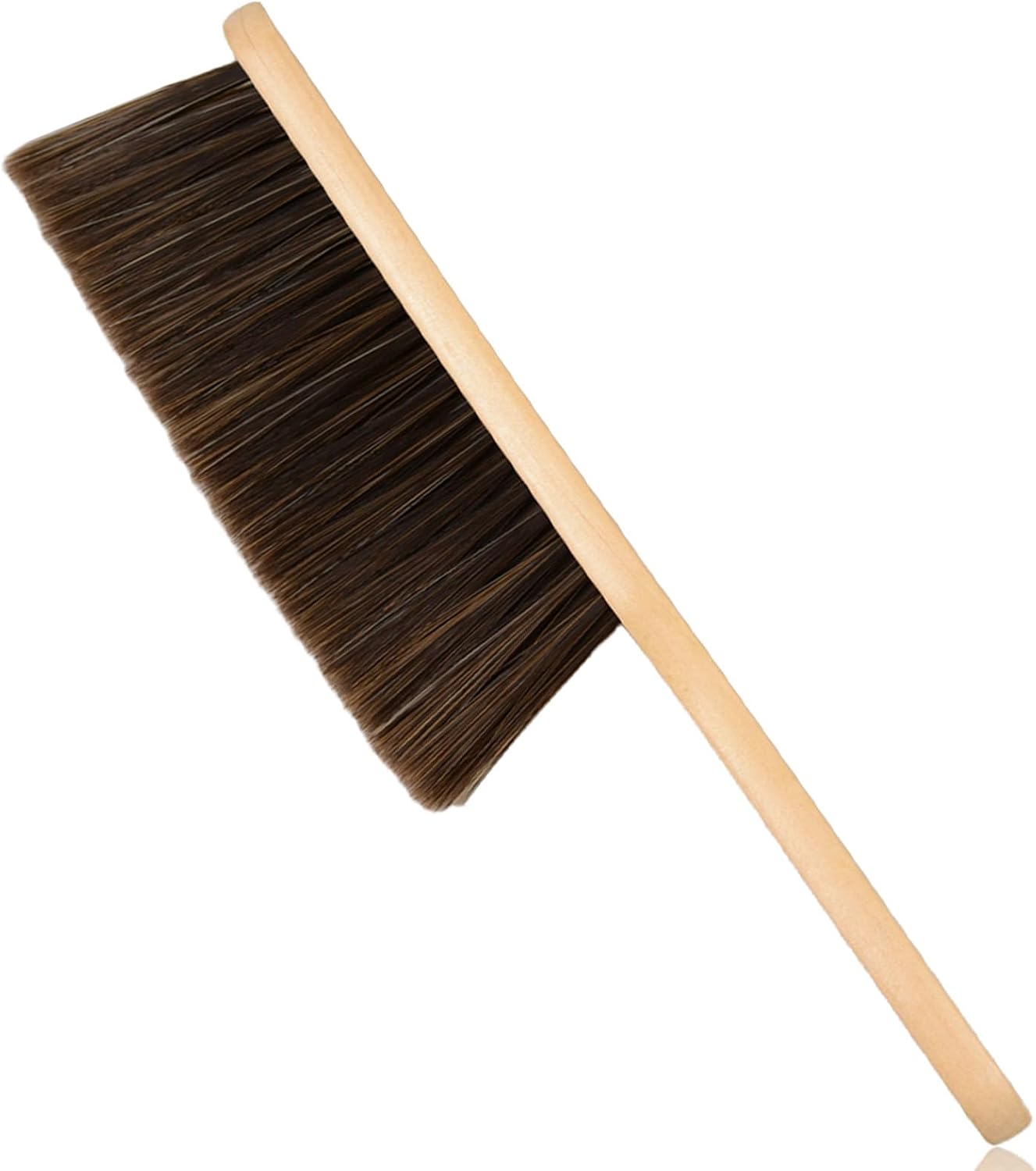 Amazon.com: Woooden Hand Whisk Broom - Small Dust Brush with Soft ...