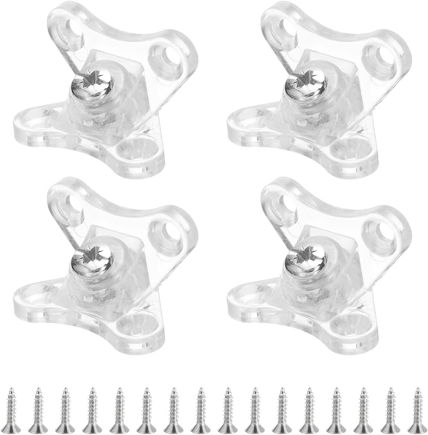 Amazon.com: uxcell 12Pcs Removable Corner Brace, Plastic Butterfly L ...