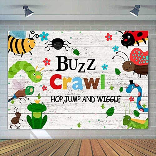 Amazon.com : CORFOTO 7x5ft Cartoon Animals Backdrop Forest Mushroom ...