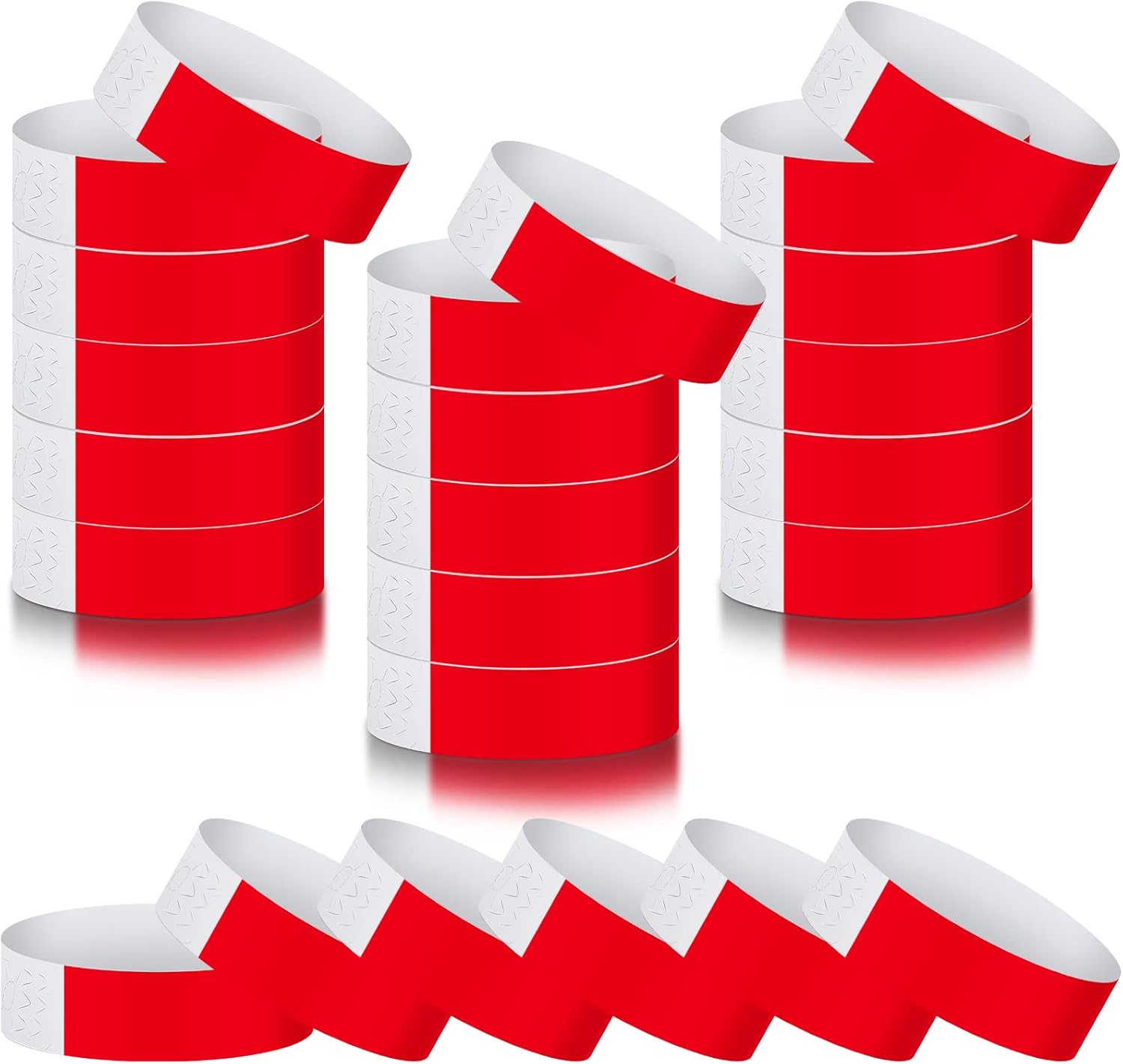 Waterproof Paper Bracelets Tudomro 12,000 PC Paper Wristbands - 6 Neon ...