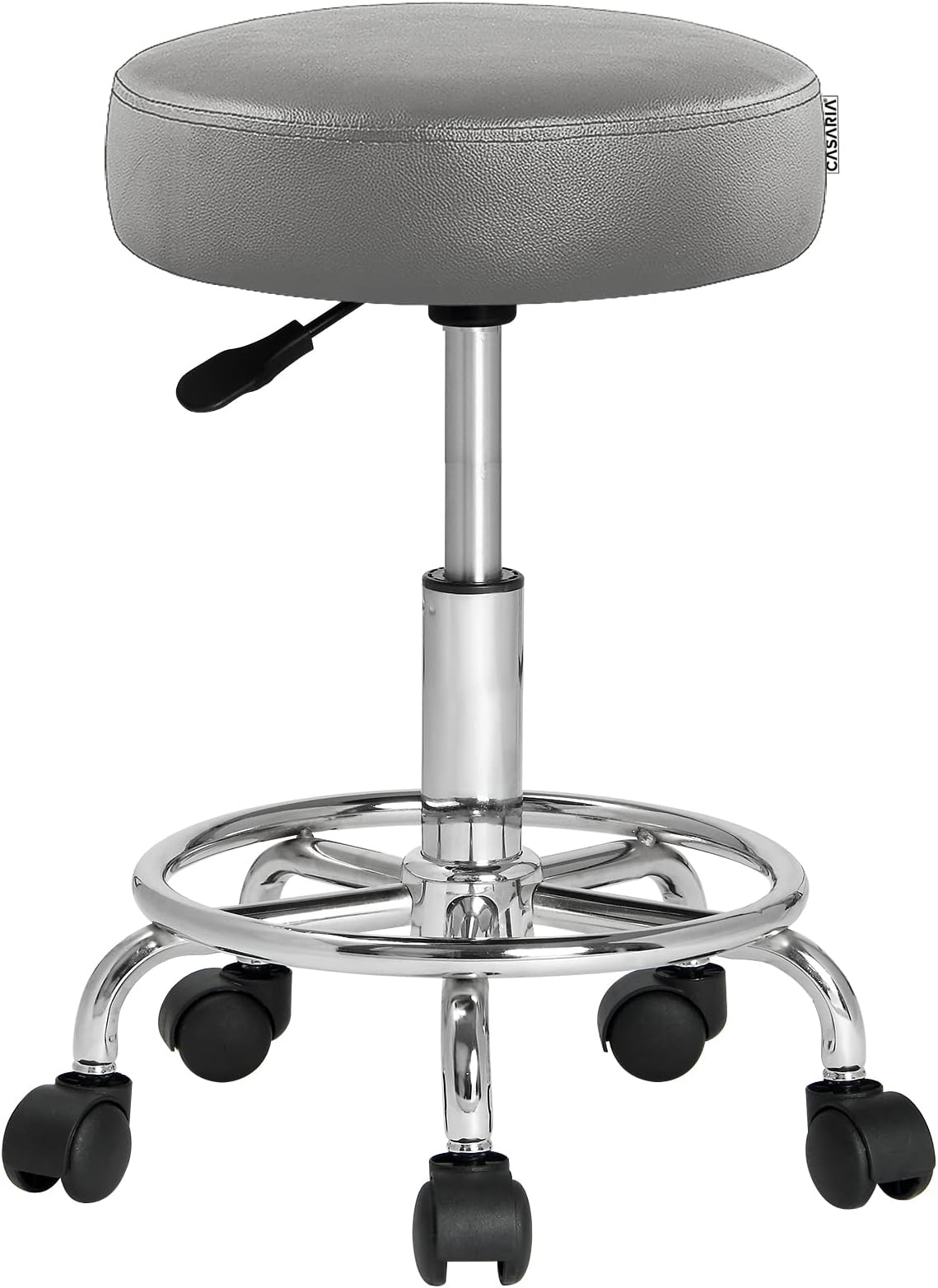 Amazon.de: Casaria® Rollhocker Höhenverstellbar Schwarz 10cm Polsterung ...