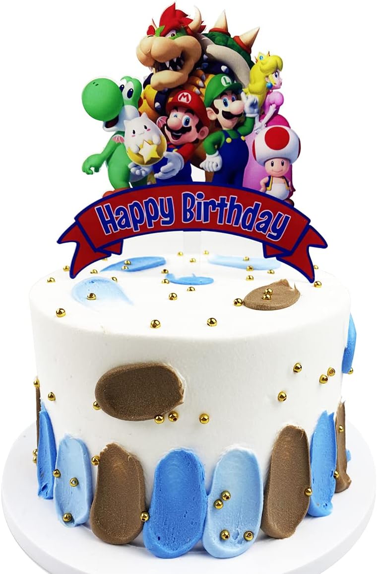 Super Mario Birthday Cake Topper And Party Philippines Ubuy