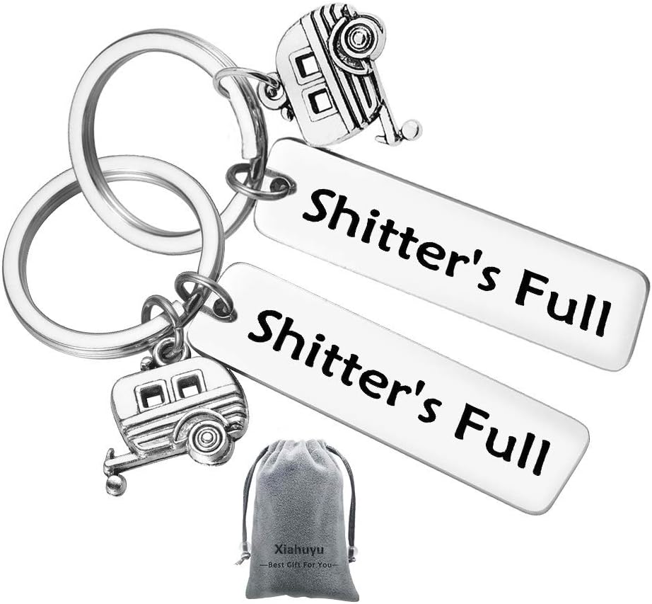 Amazon.com: Funny Camping Keychain Gifts For Caravanners Rv Travelers ...