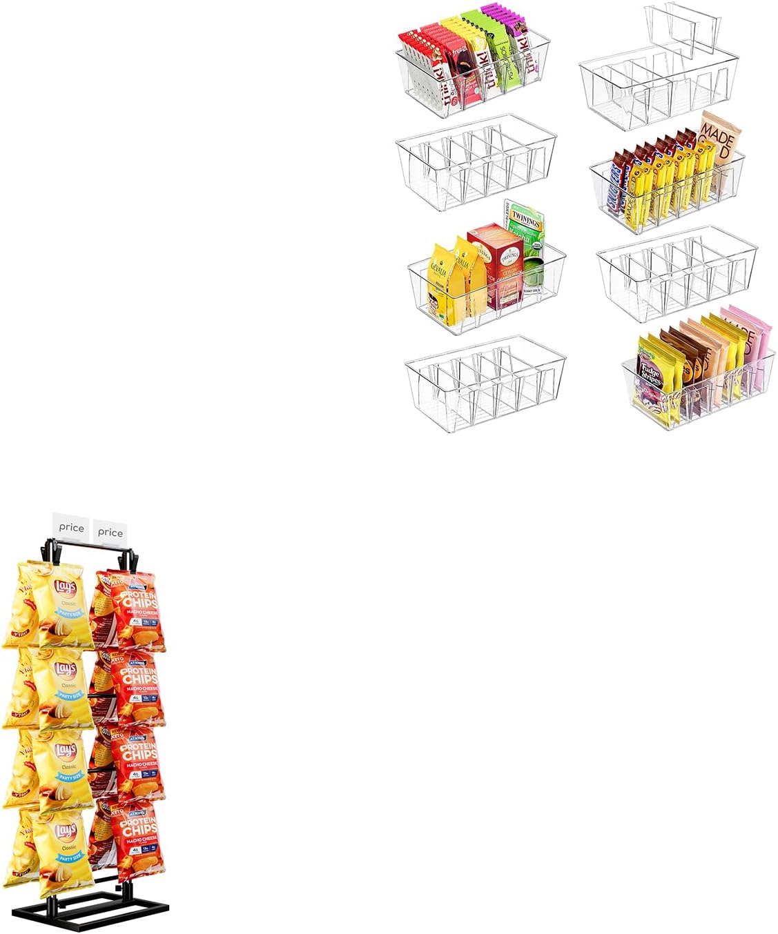 Amazon.com - Puricon 8 Pack Pantry Organization and Storage Bins Bundle ...