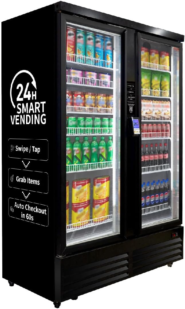 Amazon.com: HAHA VENDING Machine, Self-Service Refrigerated Cabinet ...
