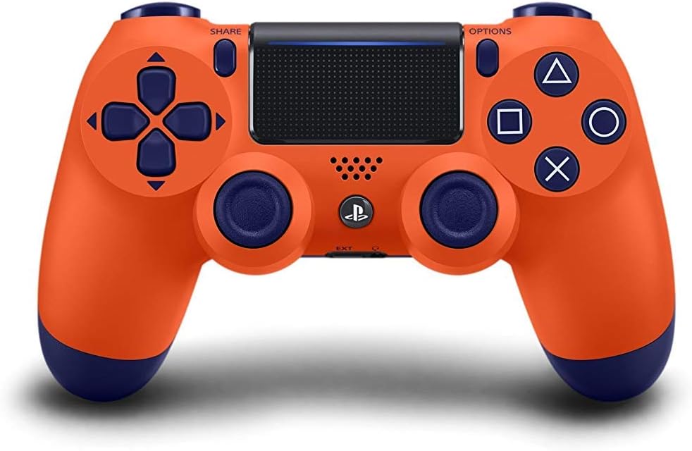 Sony PS4 DualShock 4 Wireless Controller - Sunset Orange, Special Edition : Amazon.co.uk: PC ...
