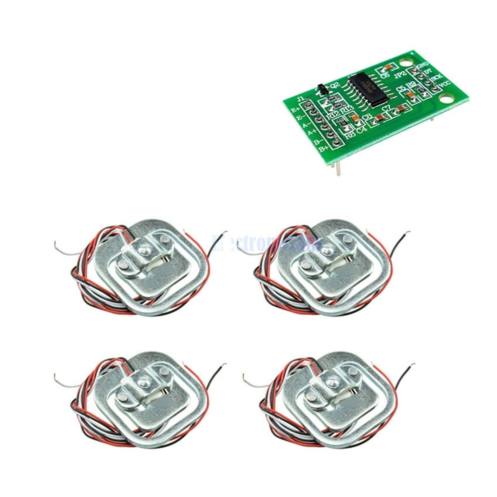 Buy YEZIB Digital Load Cell Weight Sensor 4Pcs 50kg Human Scale Load ...