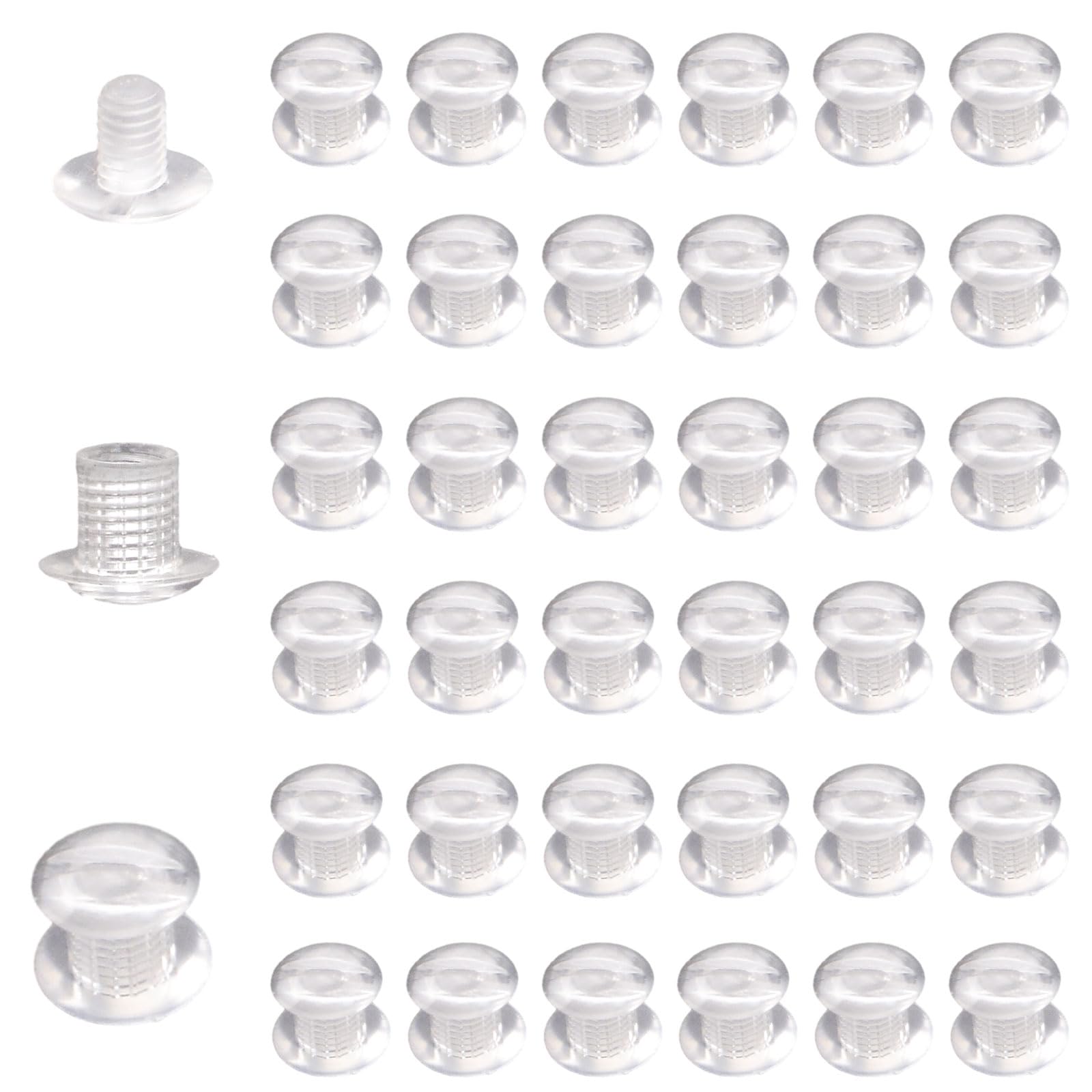 Amazon.com: INCREWAY Phillips Screws, 50 Sets 6mm X 6mm,Acrylic Round ...