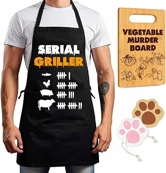 Amazon.com: QIMIUTB Vegetable Murder Board Funny Cutting Board set with ...