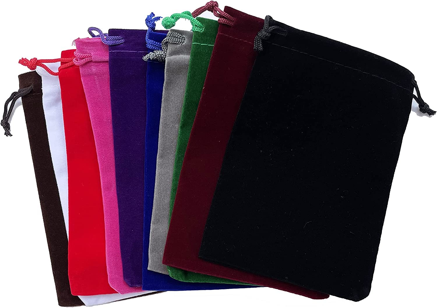 10pcs 10x15cm(3.9 * 5.9 inch) Small Velvet Drawstring Bags Gift Bag ...