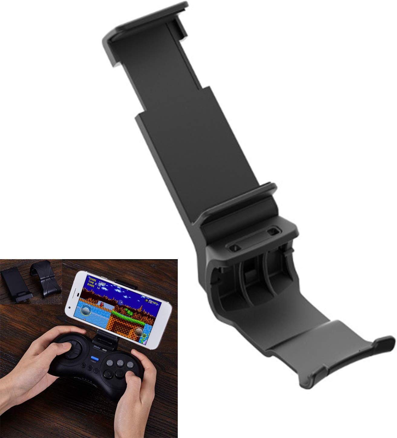LICHIFIT Gamepad Holder Clip Adjustable Stand Detachable Hand Grip ...