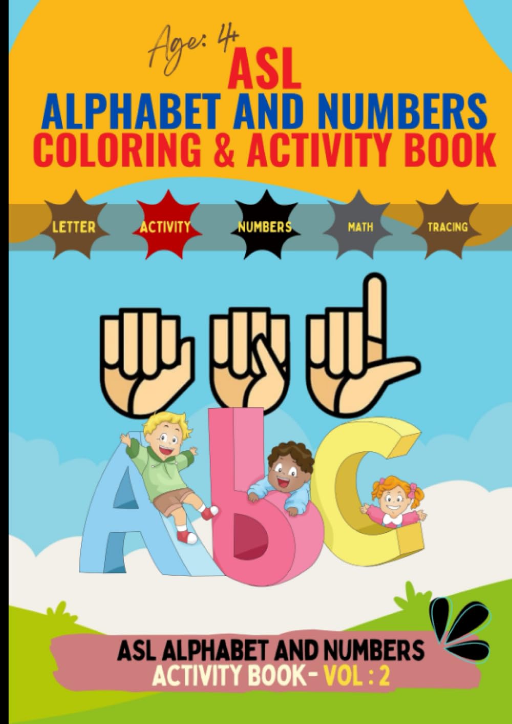 Sign Language for Kids Activity Book: American Sign Language (ASL ...