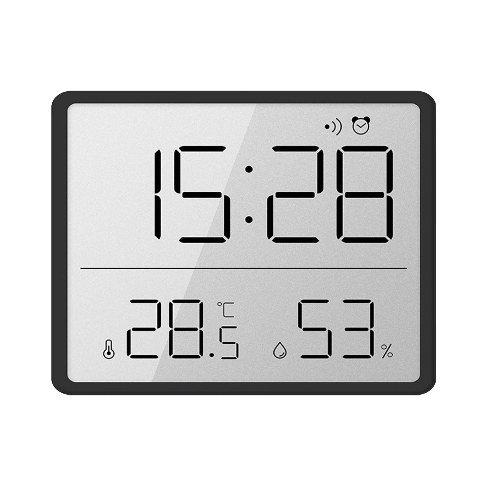 Amazon.com: HISYI Atomic Clock Digital Wall Clock Large Display, Date ...