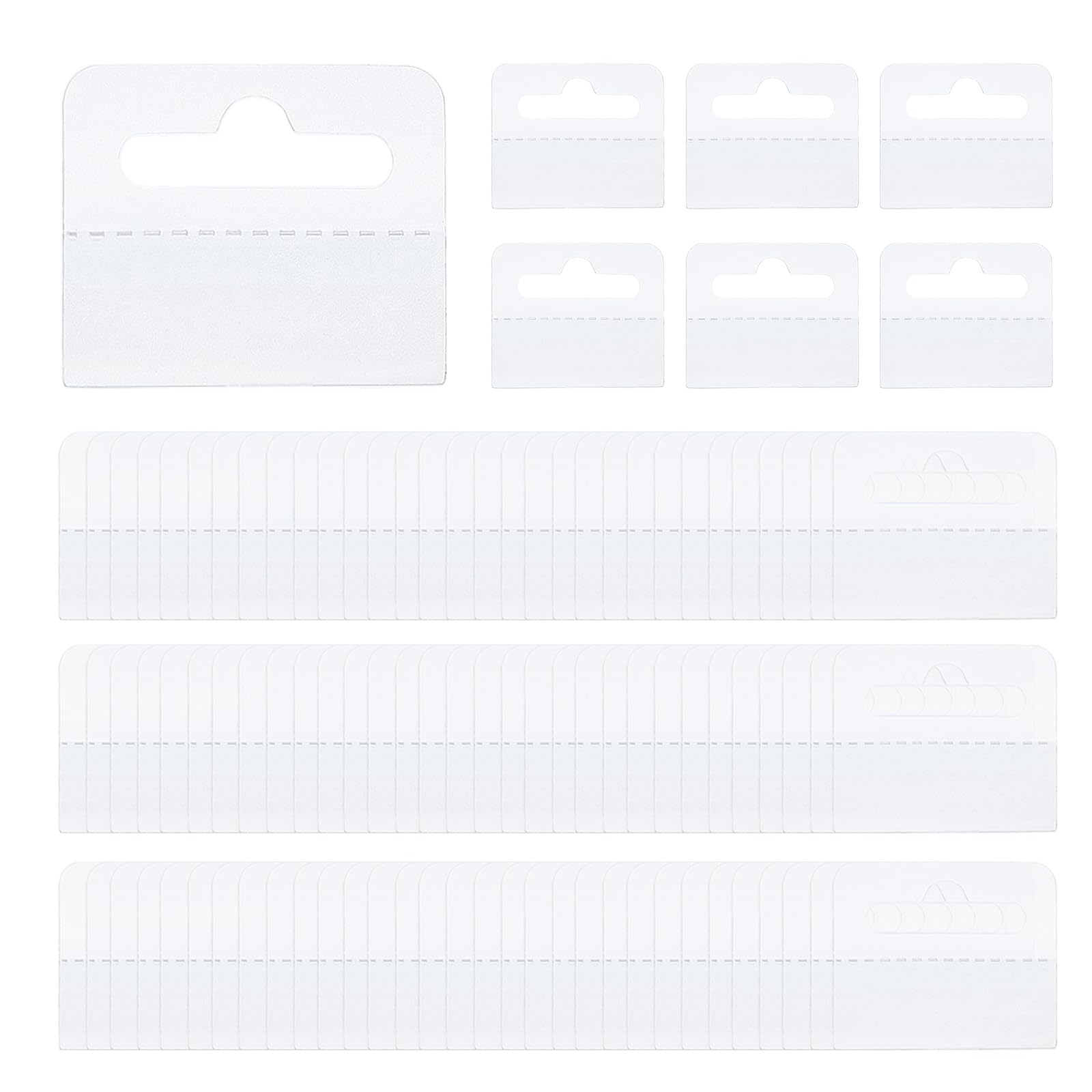 Amazon.com: Juxiamal 100pcs Clear Sticky Hanging Tabs, Self Adhesive ...