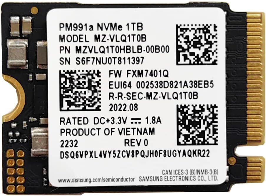 Amazon | WD SN740 512GB SSD M.2 2230 30mm NVMe PCIe 4.0 Gen 4 x 4 (OEM ...