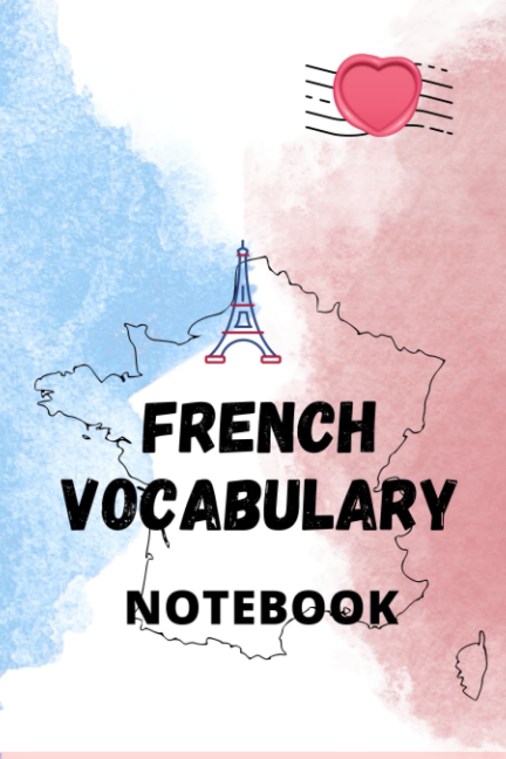 French Vocabulary Notebook: Handy Notebook with 2 columns and space for ...