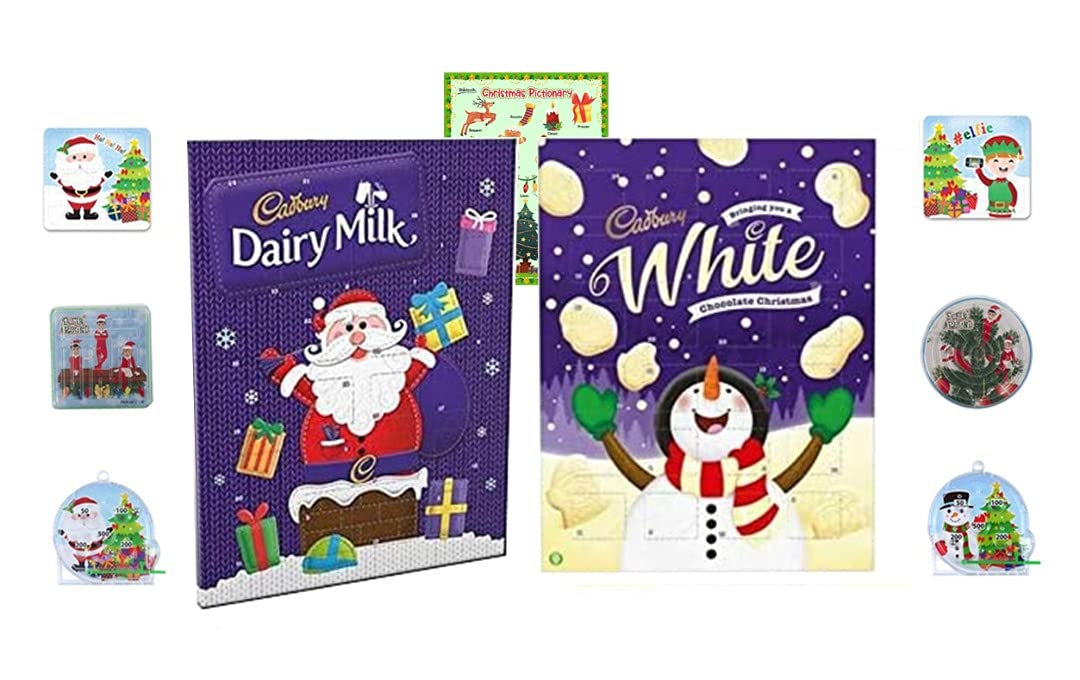 Buy 2 Packs of Christmas Chocolate Advent s 2021, 180g- Dairy Milk and ...