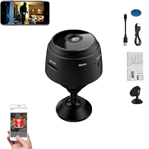 Magnetic Miniature Security Camera,Mini 1080p Hd Wireless Magnetic ...