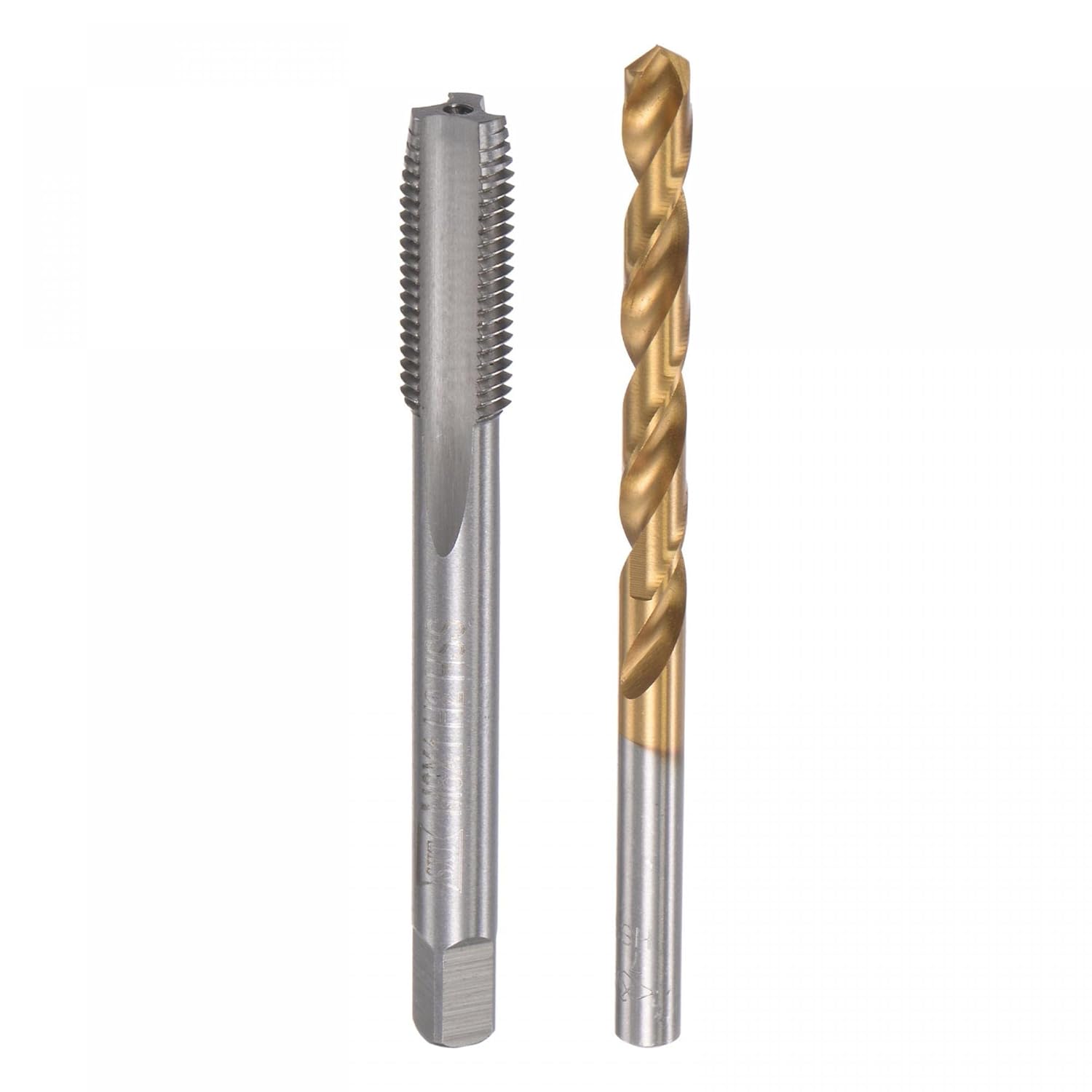 Amazon.com: uxcell M8 x 1 Straight Flute Thread Tap and 7.0mm Twist ...