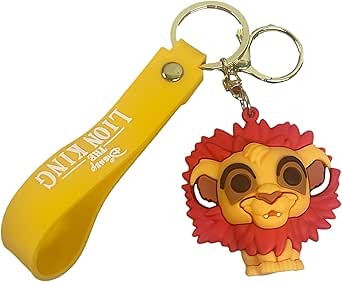 TCB Creations King of Lions Simba Cartoon Character 3D Silicone Charm ...