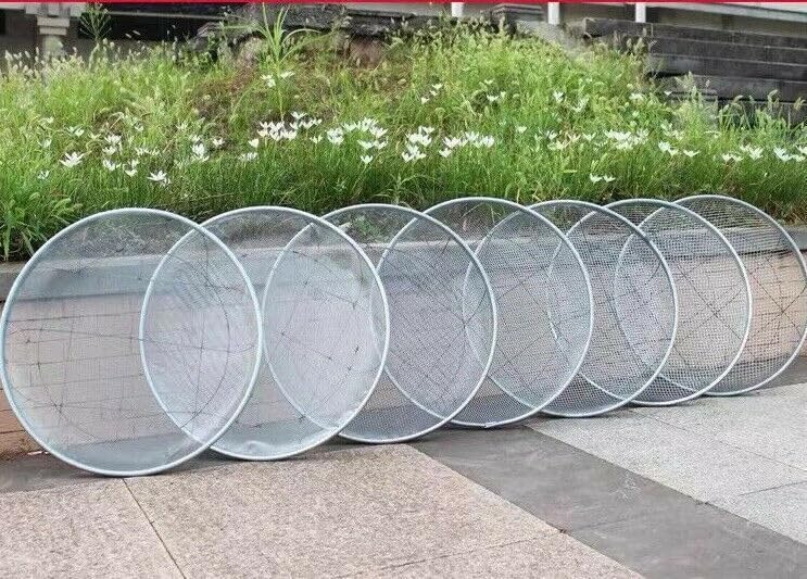 digiline Large Round Garden Sieve with 19-Inch Mesh, Filters 2-10mm (4 ...