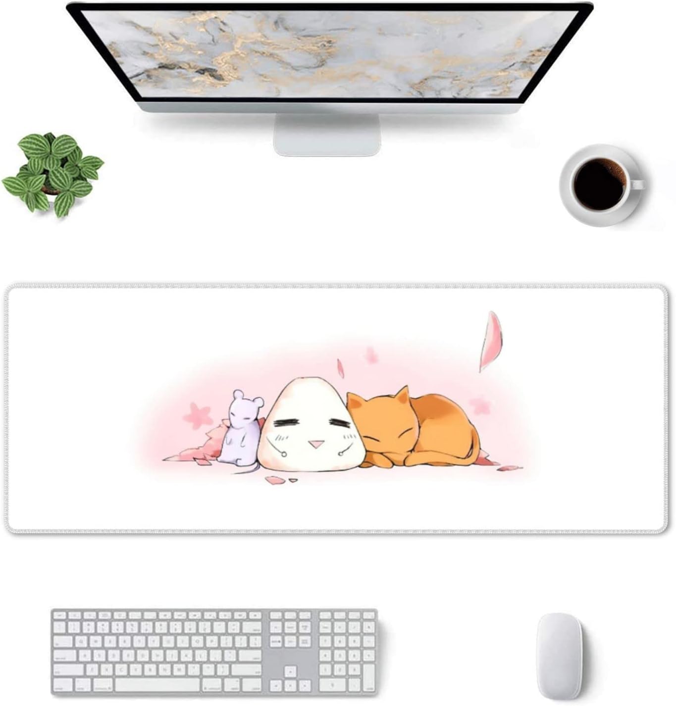 Amazon.com: Anime Mouse Pad Non-Slip Rubber Base Mousepad Large ...