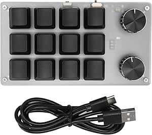 Mini Macro Mechanical Gaming Keyboard, USB Programmable Keypad with ...