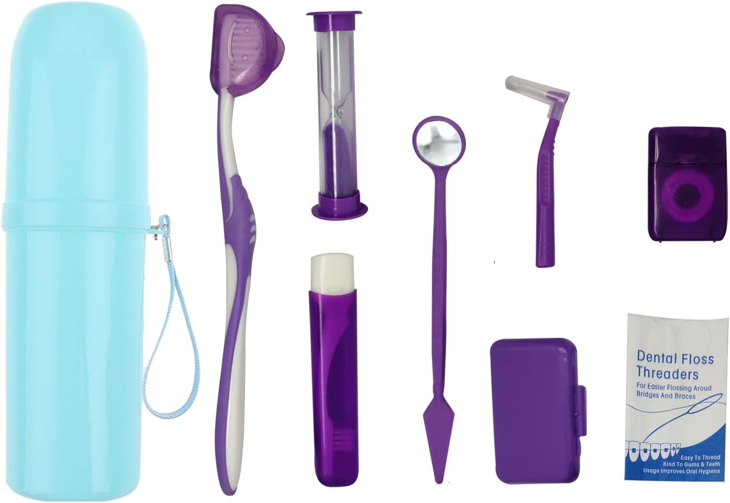 Case Orthodontic Care Kit Orthodontic Toothbrush Kit for Braces for ...