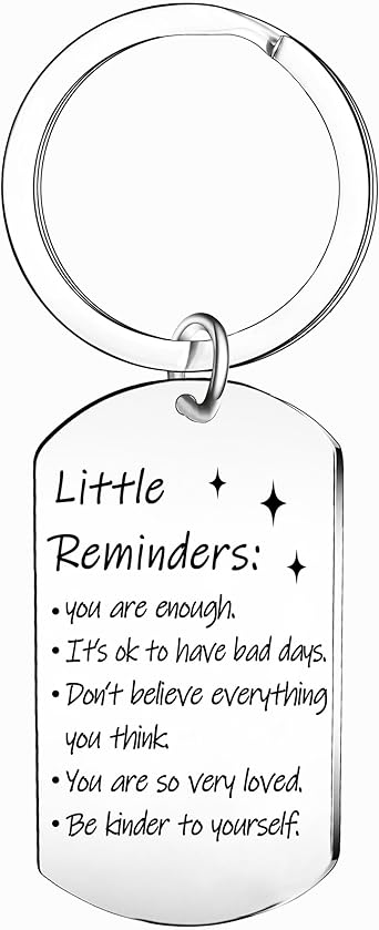 Ghloyza Little Reminders Keychain Gifts Inspirational Keychain for ...